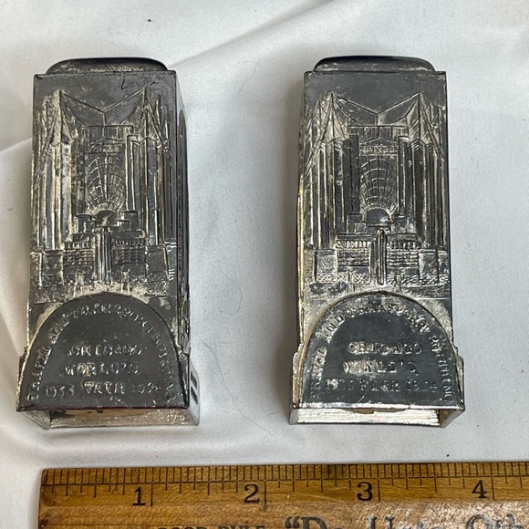 Kitchen | 1933 Chicago Worlds Fair Silver Plated Salt Pepper Shaker W ...